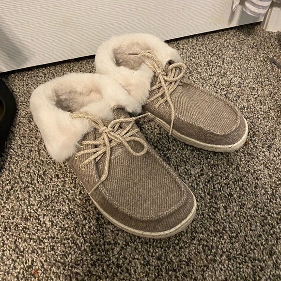 Hey Dude | Shoes | Fuzzy Heydude | Poshmark